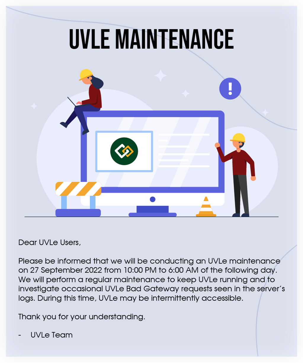 UVLê: UVLe Maintenance